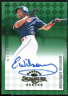 Enrique Wilson Card 1998 Donruss Signature Autographs Millennium #122 ...