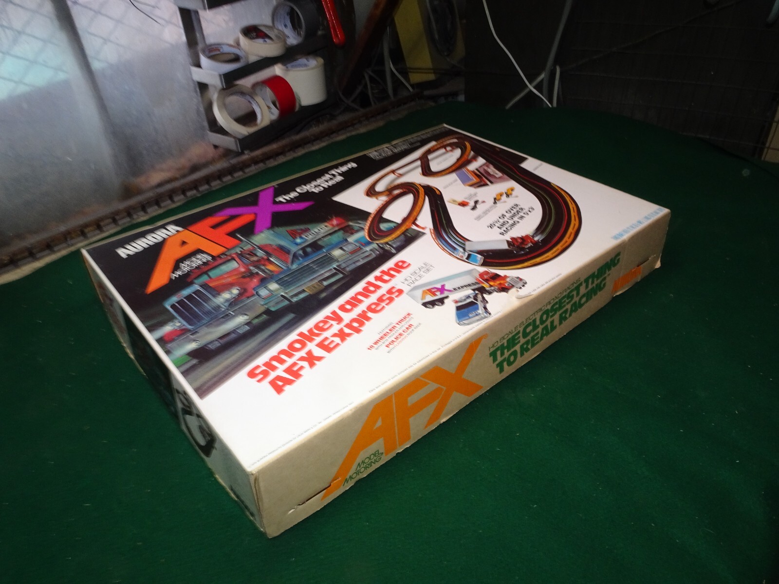 Vintage AFX Smokey and the AFX Express Slot Car Set Crazy Clean | eBay