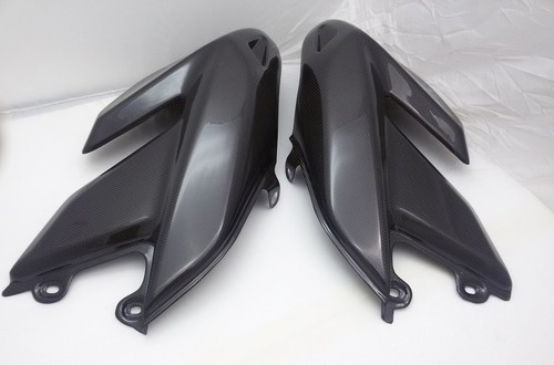 Carbon Fairing Kit Ducati Hypermotard 796 1100 Beak + Tank Side Panels ...