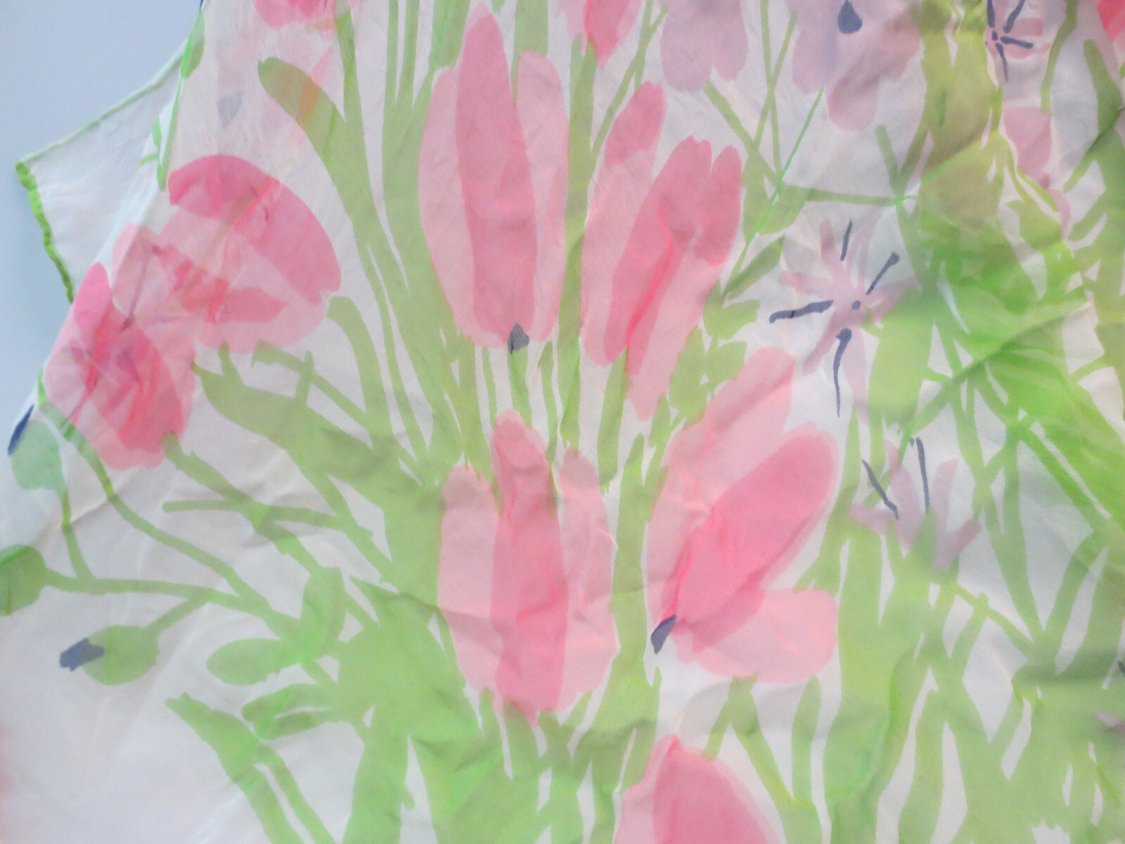 BEAUTIFUL VINTAGE VERA SHEAR SCARF JAPAN - Gem