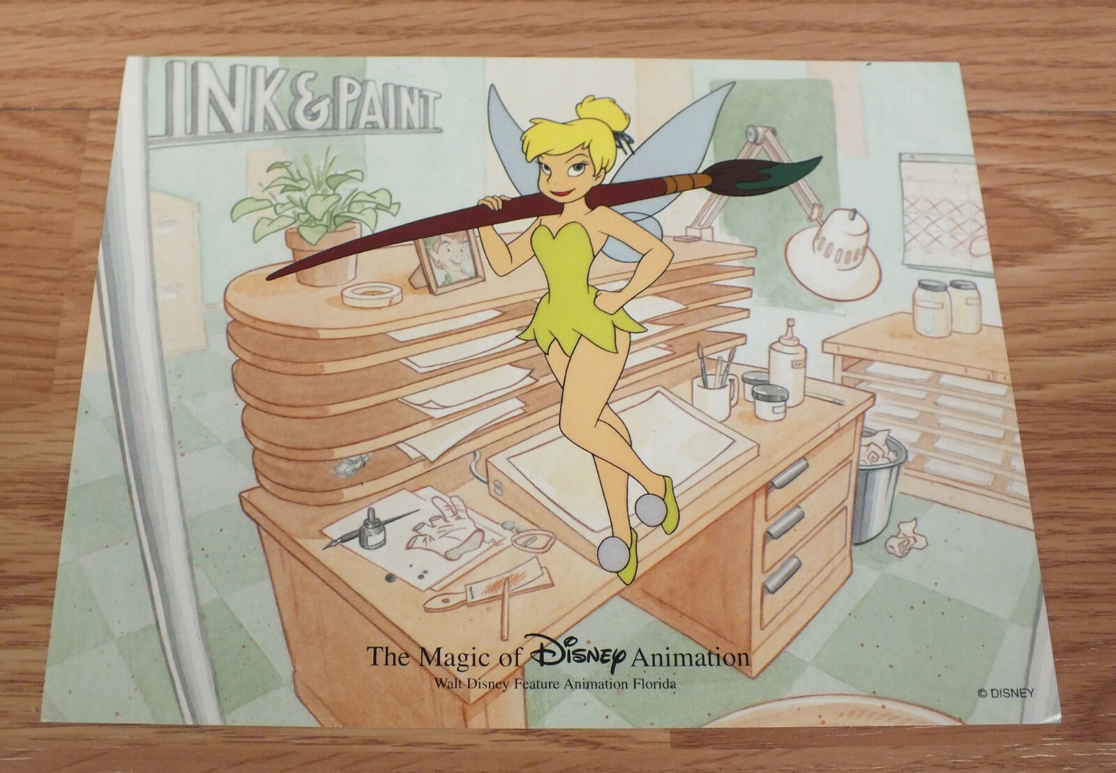 The Magic of Disney Animation "Tink, Ink & Paint" Collectible Rare Post ...
