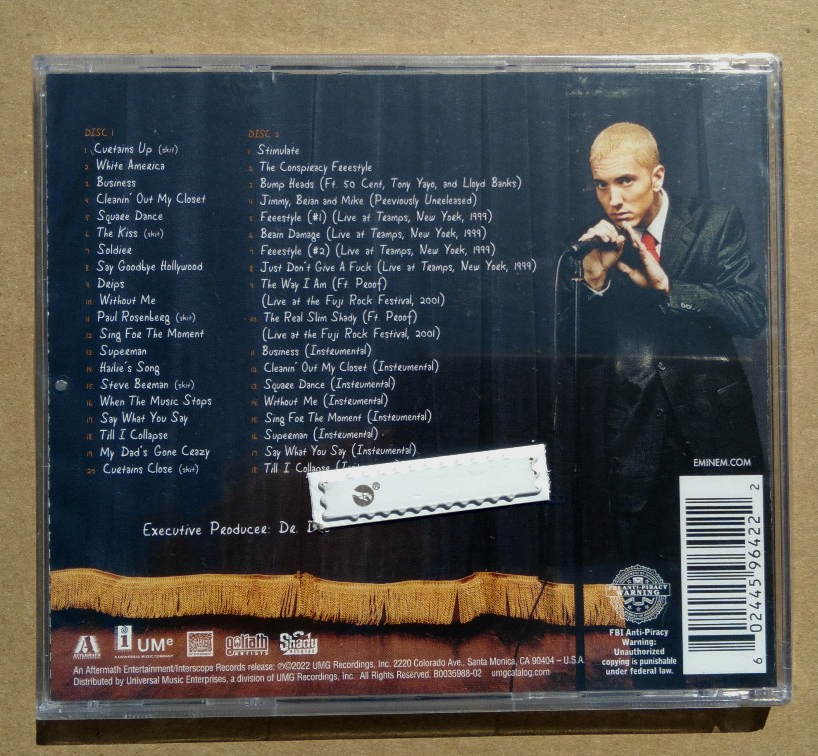 EMINEM THE EMINEM SHOW EXPANDED EDITION 2 CD SET BRAND NEW SEALED CD | eBay