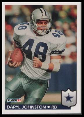 1992 Fleer #84 Daryl Johnston Dallas Cowboys | eBay