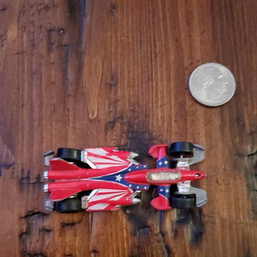 HOT WHEELS Jet Threat 3.0 2000 DIE-CAST STARS & STRIPES RACE CAR 1:64 ...