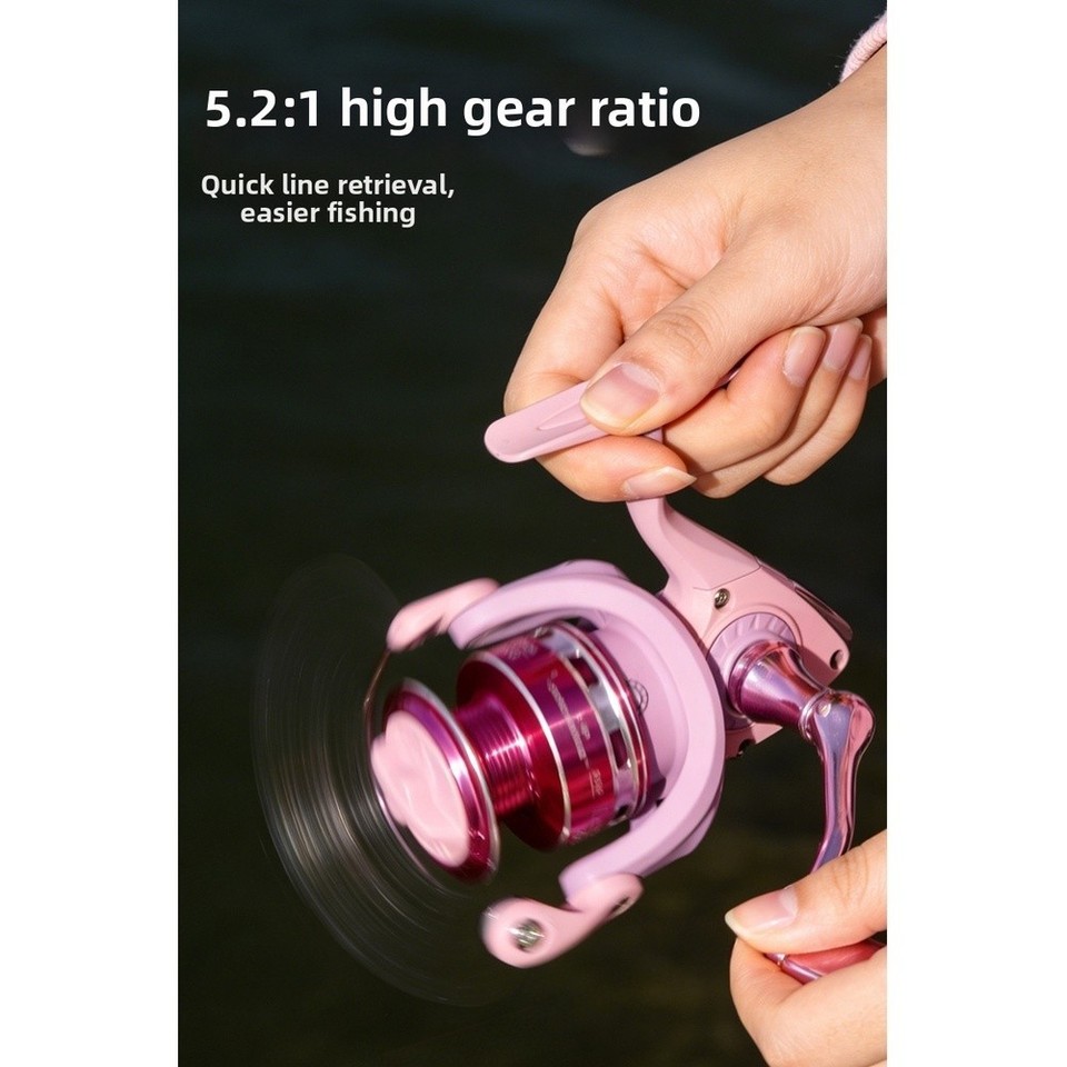 Fishing Reel Aluminum Spool Shore Fishing All-metal Construction Metal ...