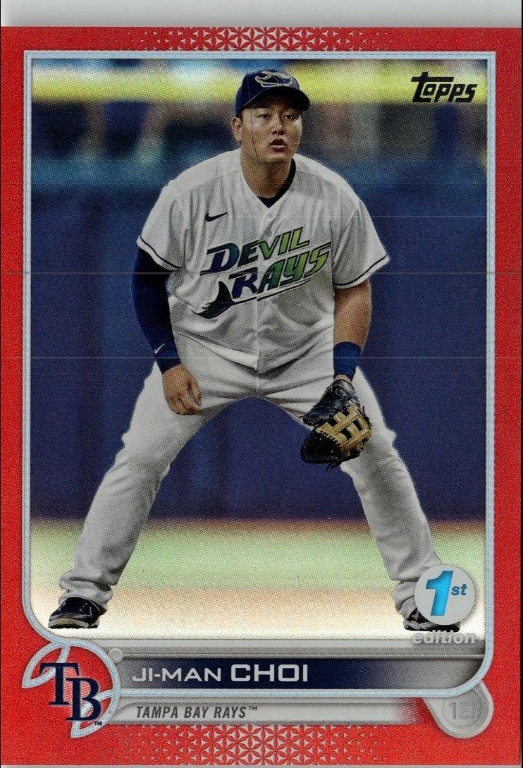 2022 Topps Series 1 1st Edition - Ji-Man Choi #183 Red /50 for sale ...