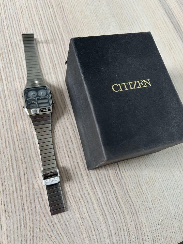 Citizen Ana Digi Temp Watch Analog Digital Combo Thermometer Needs ...