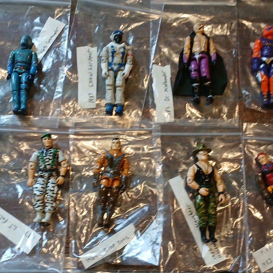 VTG GI JOE LOT OF 51 1980s (36) 90S (10) 2000S(5)3.75 ACTION FIGURES ...