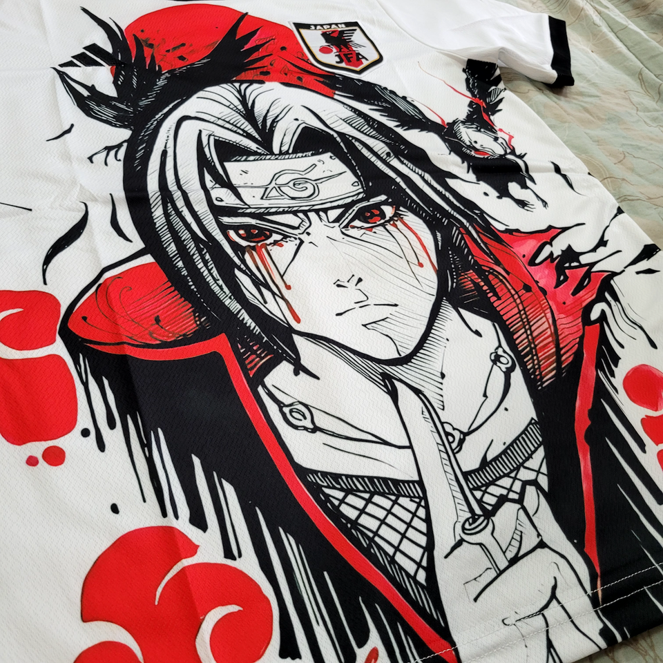 Japan Soccer Jersey Concept Itachi Uchiha Anime Edition S,M,L,XL,XXL | eBay