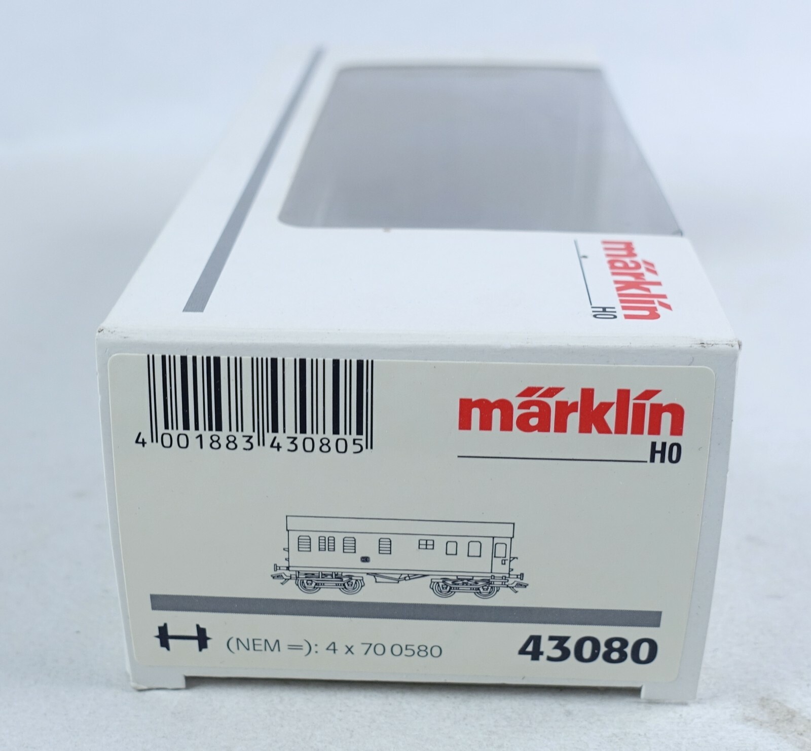 Märklin 43080 LEERKARTON Langenschwalbacher Gepäckwagen OVP ...