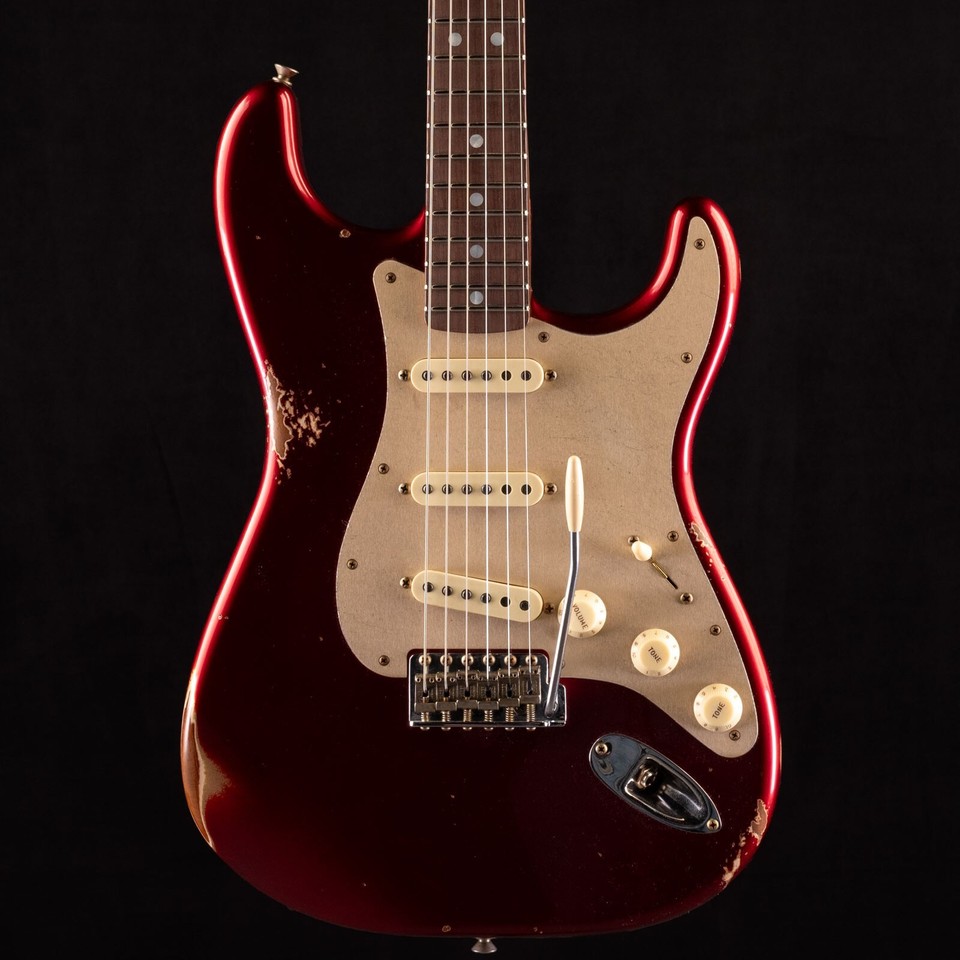 Fender Custom Shop Roasted Bighead Stratocaster Relic Aged Candy Apple ...