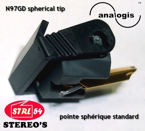 N97GD Standard Spherical Stylus For SHURE M97 N105E N97ED N97HE EJ AH ...