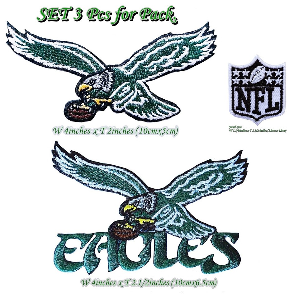 Philadelphia Eagles Football Patches logo iron,sewing On Decorate ...