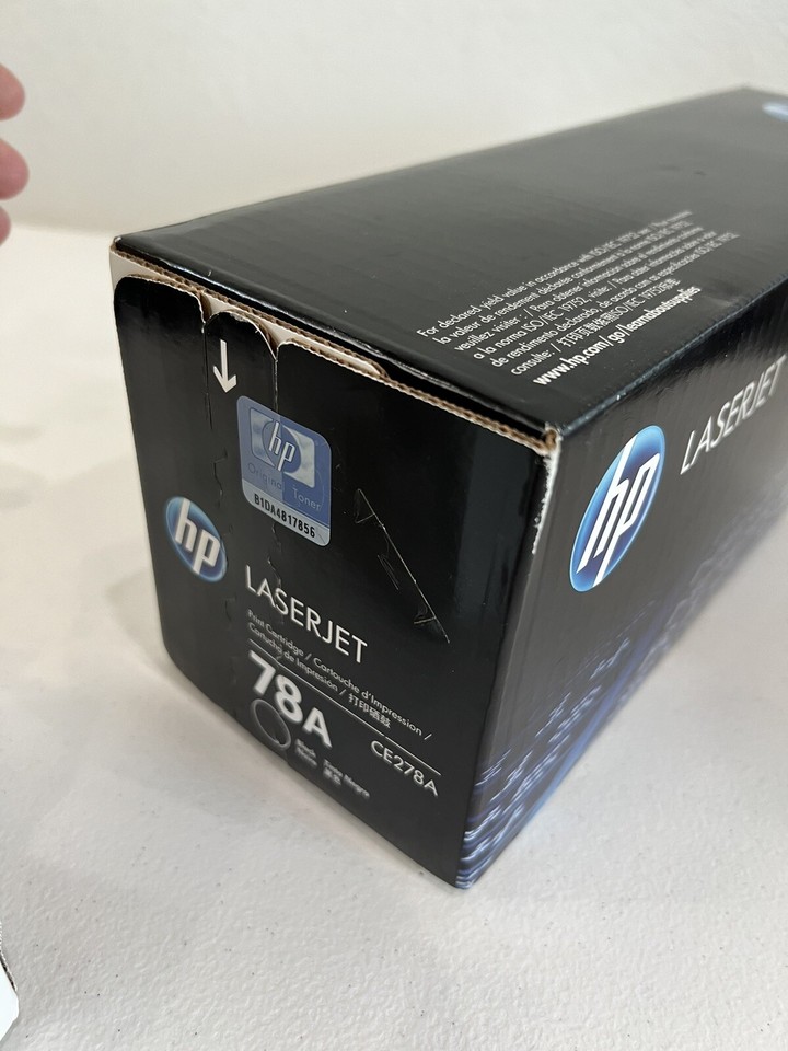 Genuine HP LaserJet 78A Toner Print Cartridge Black CE278A New Sealed ...