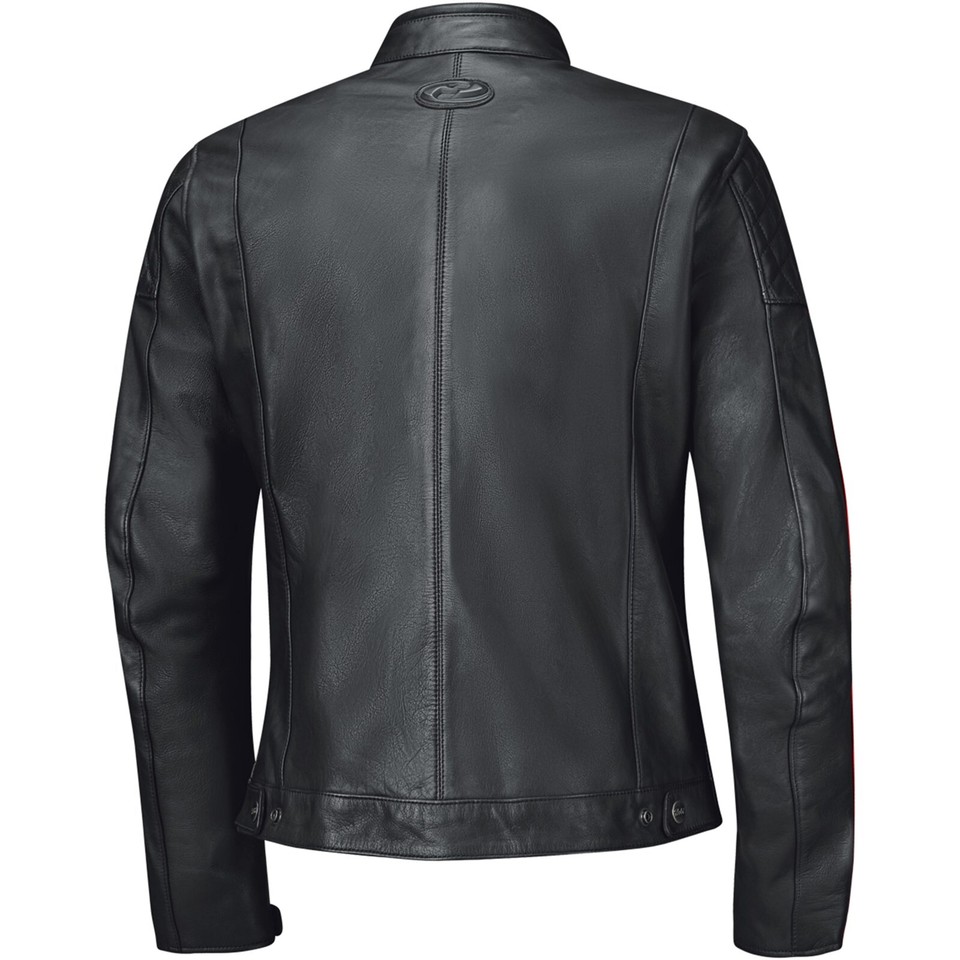 Men's Motorcycle Leather Jacket 56 - HELD Brixham - Black-Red | eBay
