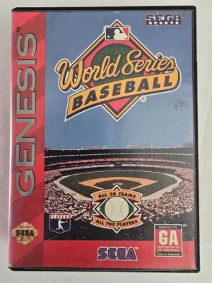 World Series Baseball – Sega Genesis Game (Complete in Box) | eBay