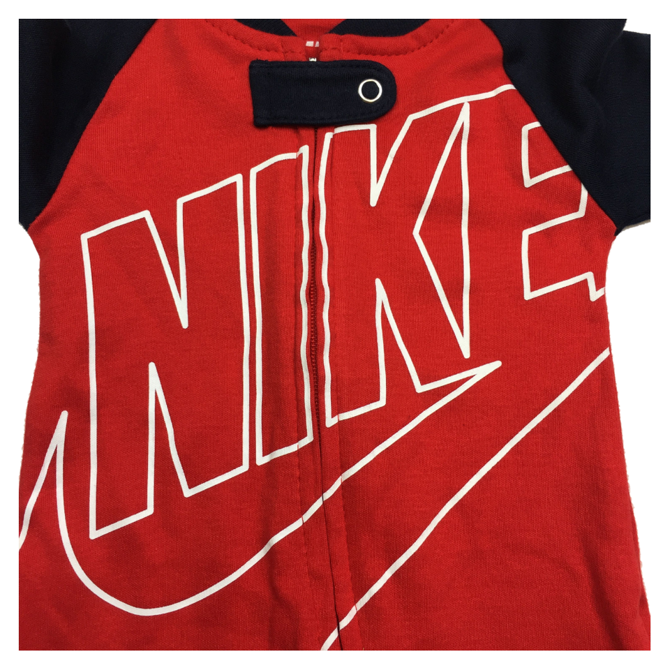 Nike Futura Infant Footed Coverall Sleeper Romper Newborn University ...