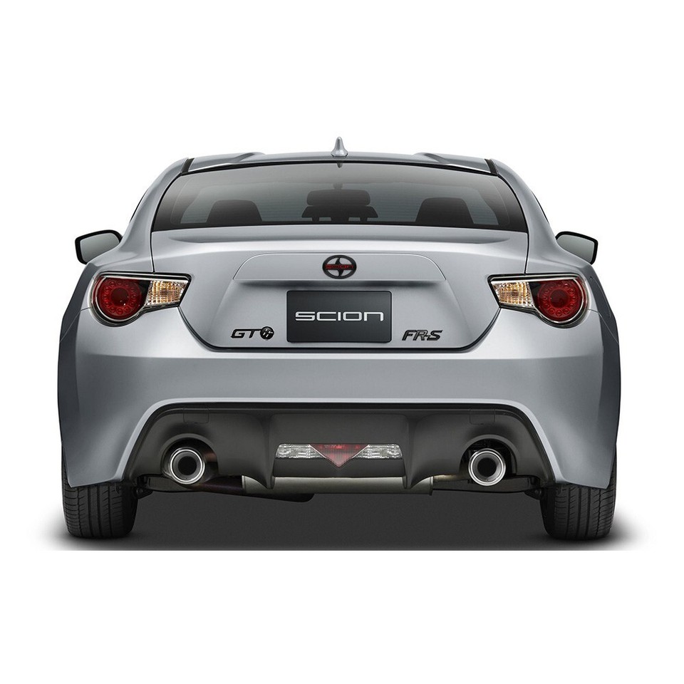 12-16 SCION FRS FR-S Front & Rear Matte Black & Red Badge Nameplate ...