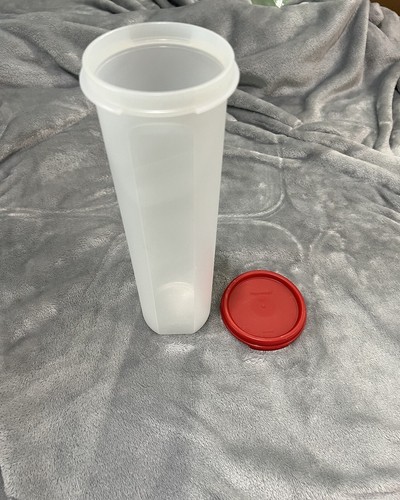 Tupperware Spaghetti / Pasta Container Keeper Red Lid | eBay