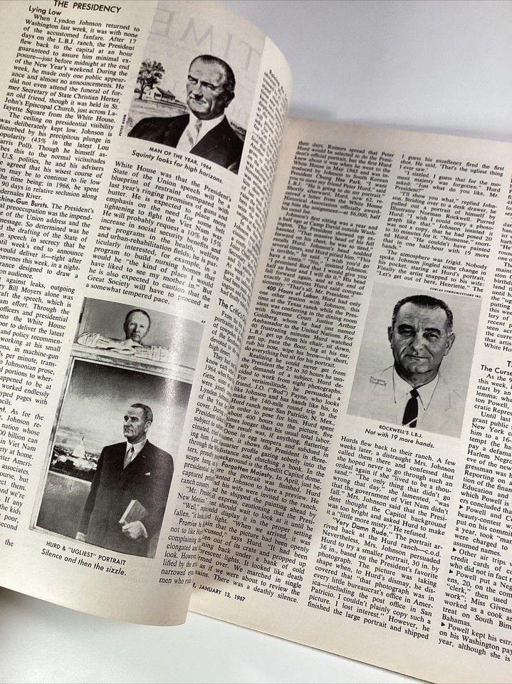 Time Magazine 1967 Rare Ads China Mao Ford AT&T Jennings War LBJ Ruby ...