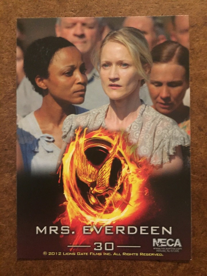 Mrs Everdeen 30 The Hunger Games NECA 2012 Trading Card | eBay