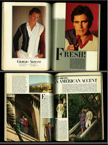 GQ-APRIL 1981- FRESH!- THOM FLEMING-MICHAEL IVES- MEMPHIS STYLE ART ...