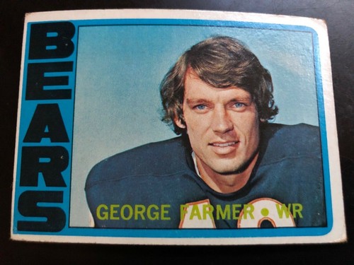 1972 Topps #84 Bears George Farmer Football Card | eBay