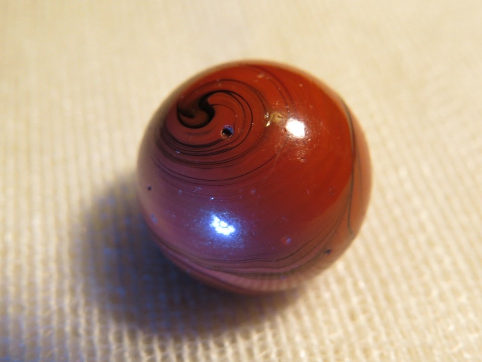 Vtg.M.F. Christensen Brick Opaque Marble 1920-1930 Near Mint 3/4" | eBay