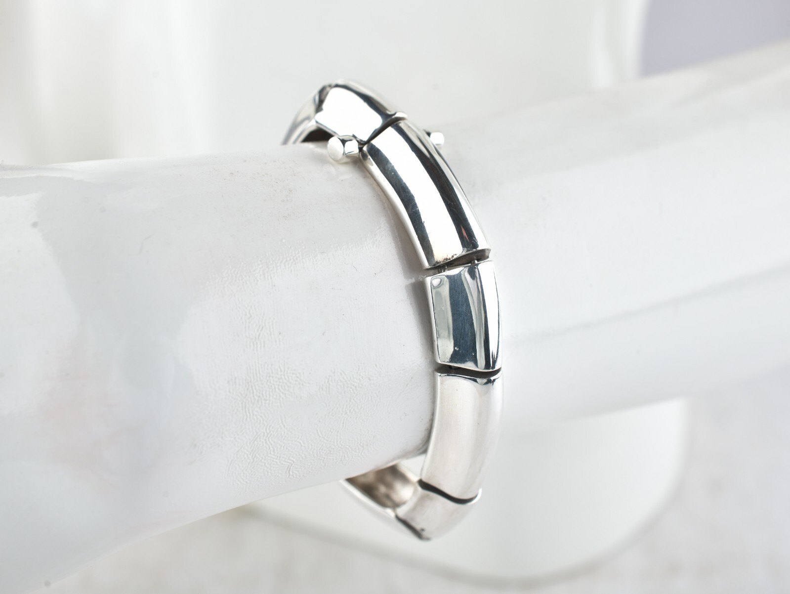 *RLM STUDIO 925 Sterling Silver Chunky Modernist Brac… - Gem