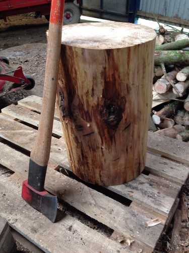 Chopping Log splitting Block for Firewood & Logs Stool Weddings | eBay UK