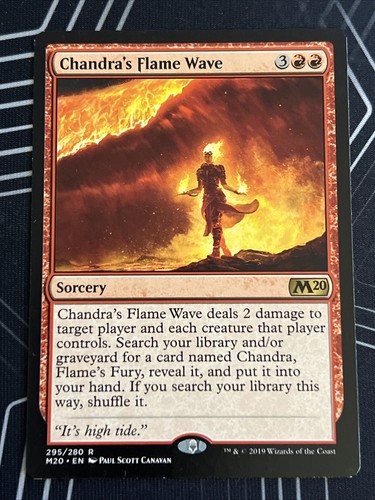 1x Chandra's Flame Wave (295) Core Set 2020 LP MTG Magic the Gathering ...