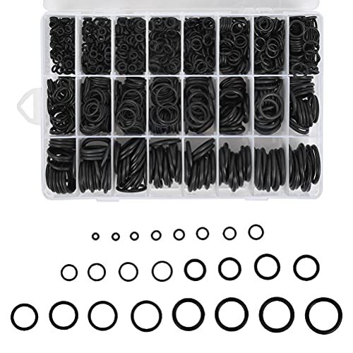Metric Nitrile Rubber O Rings Assortment Kit, 24Size, 1200Pcs ...