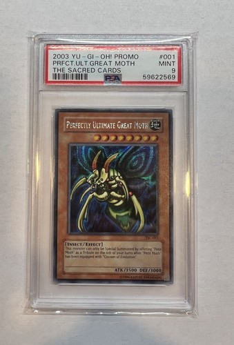 YuGiOh Perfectly Ultimate Great Moth TSC-001 Graded PSA 9 MINT Secret ...