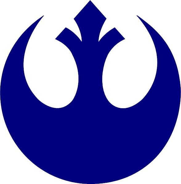 5" Star Wars Rebel Alliance Symbol ANY Color Vinyl Decal FREE ...