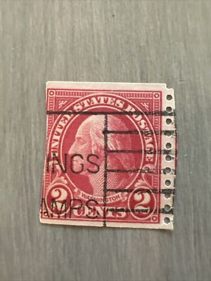 VERY RARE POSTAGE STAMP 2 Cent Red George Washington | eBay