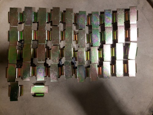 1" Snowmobile Track Clips, Polaris, Ski Doo, Arctic Cat, non guided ...