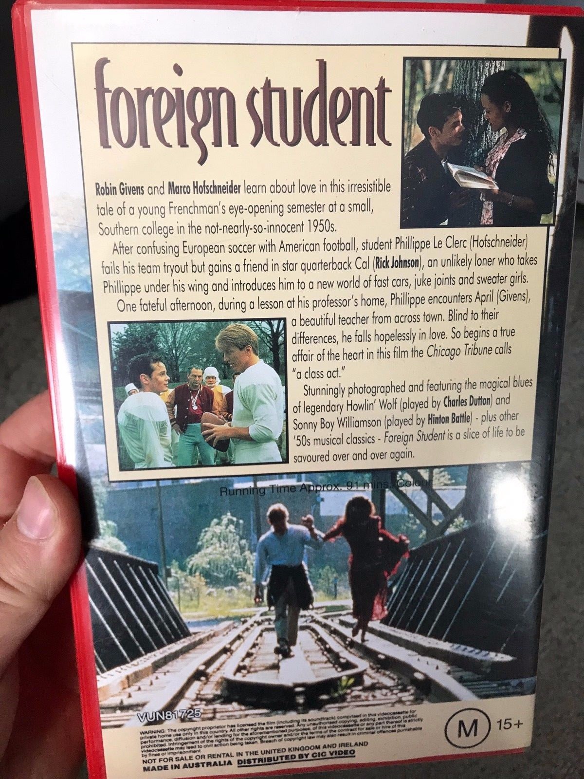 Foreign Student VHS TAPE (1994 Robin Givens drama movie) rare | eBay