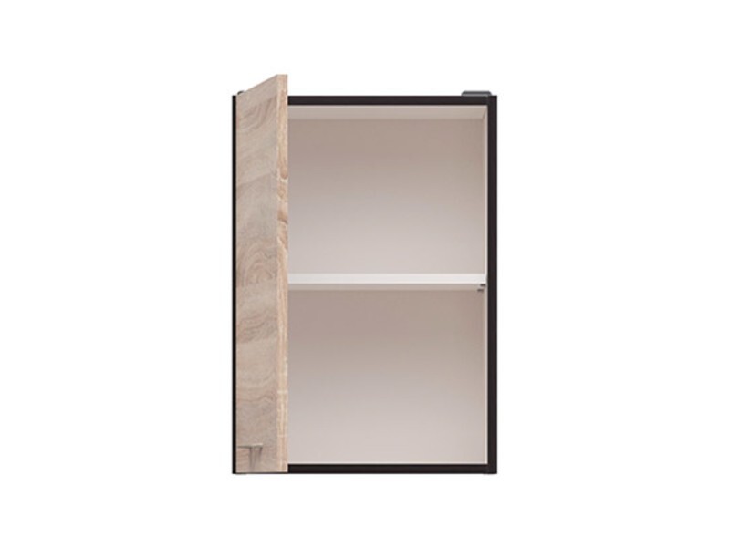 400mm Kitchen Wall Unit Cabinet 1 Door 40cm Cupboard Wenge/Oak Effect ...