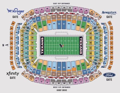 4 - BULLPEN Houston Texans PSLs (Personal Seat License) | eBay