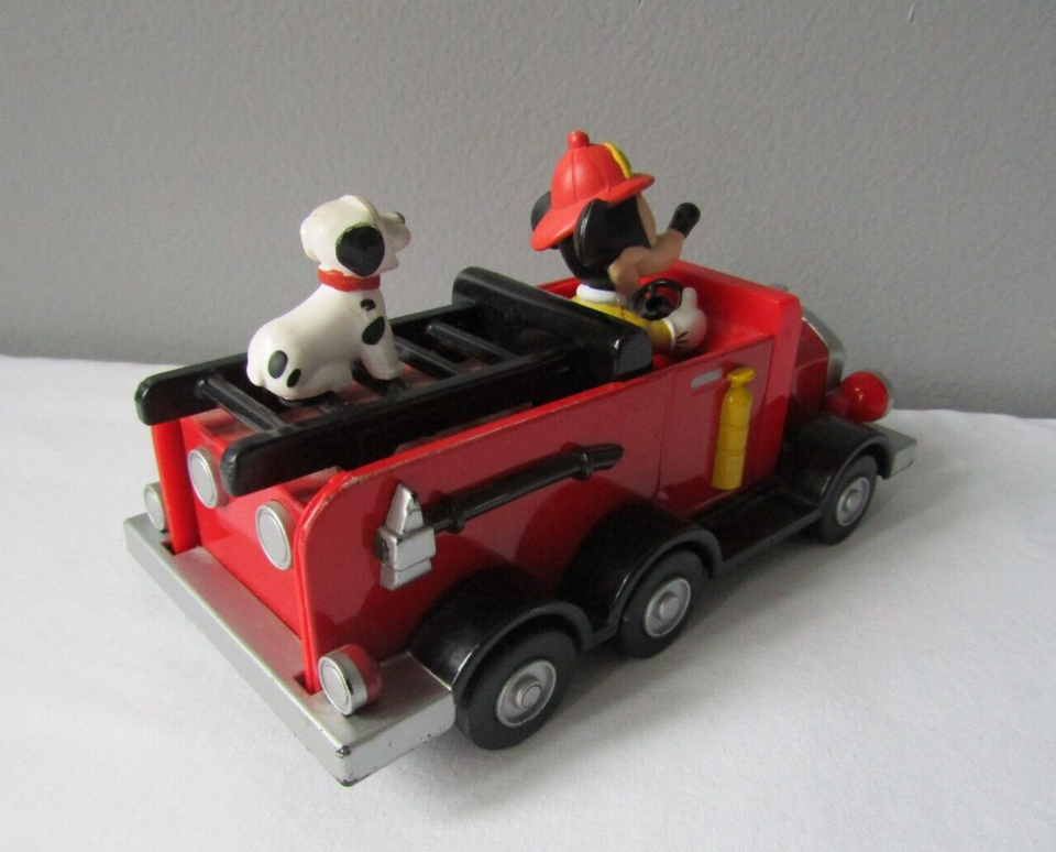 Disney Mickey's Fire Dept Department Engine 71 Pull Back Friction ...
