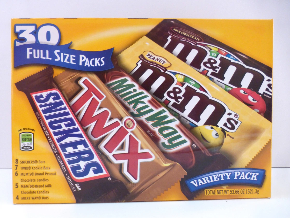 Snickers, Twix, Milky Way More Assorted Milk Chocolate, 52% OFF