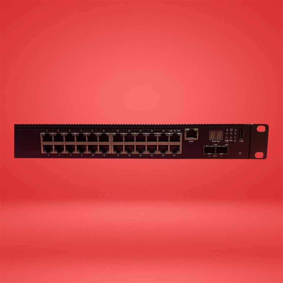 Dell N2024 24-Port PoE Managed Network Switch Gigabit Ethernet RJ45 ...