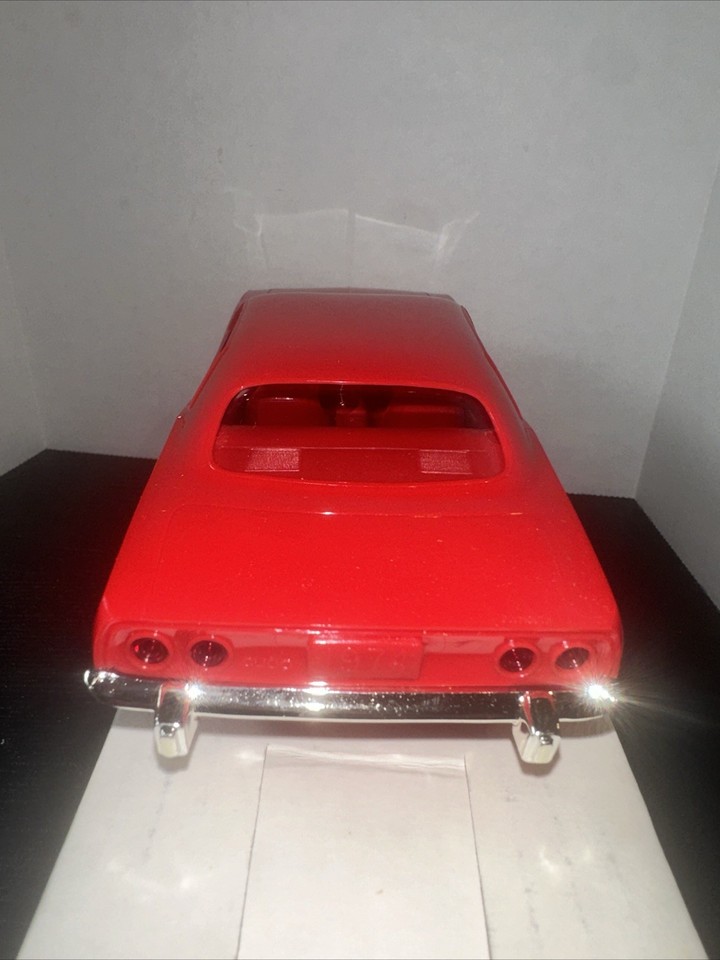 1974 Plymouth Barracuda Plastic Promo Model ERTL 1/25 Scale Rallye Red ...
