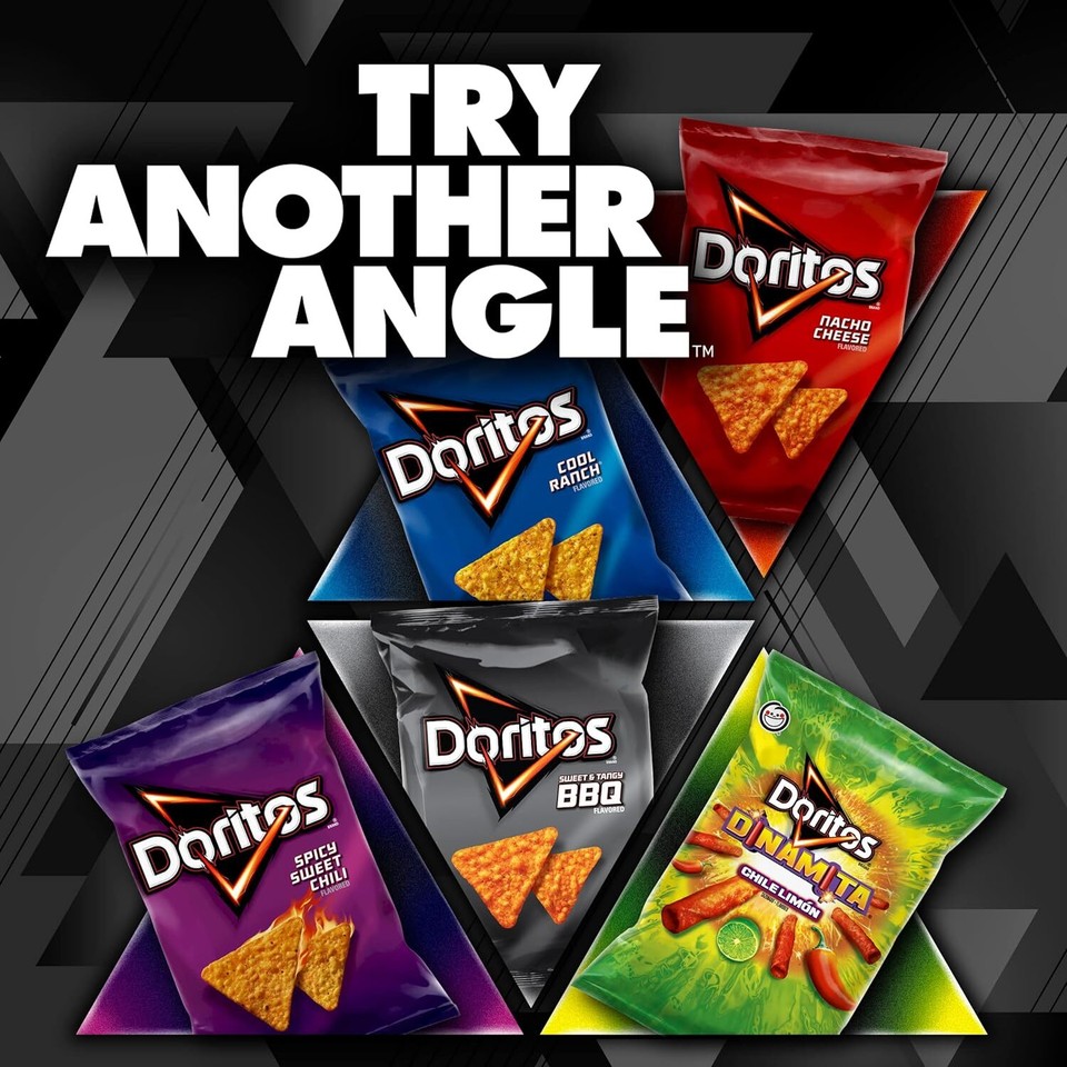 (40 Pack) Doritos Classic Nacho Cheese Whole Corn Tortilla Chips Snack ...