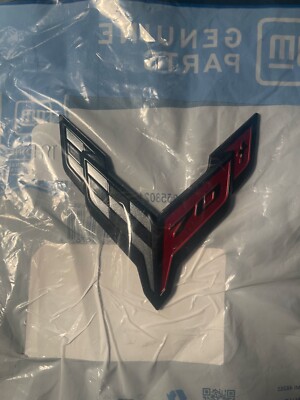C8 Corvette Carbon Flash OEM 70th Anniversary Emblem For Hood/Waterfall ...