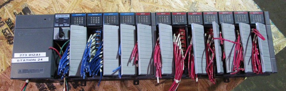 Allen-Bradley SLC 500 13-Slot Rack w/ Power Supply 1746-A13 1746-P2 ...