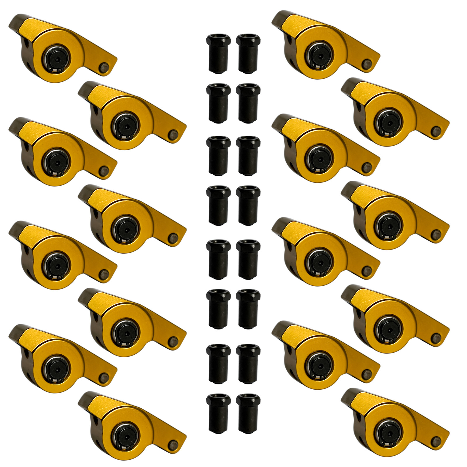 1.5 Ratio 3/8" Self-aligning Roller Rocker Arms Set For Chevy SBC Gen I ...