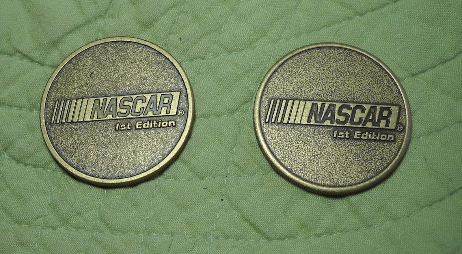 Nascar 1st Edition Collector's Series Coins (2) Thrills and Pursuit | eBay