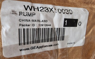 WH23X10030 GE Washer Washing Machine Drain Pump OEM Genuine tested | eBay