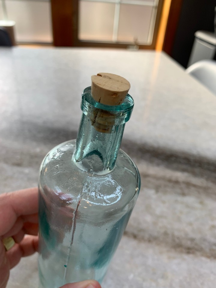 RARE: Antique Quack Med Bottle M L. F. ATWOOD H. H. HAY Bitters ...